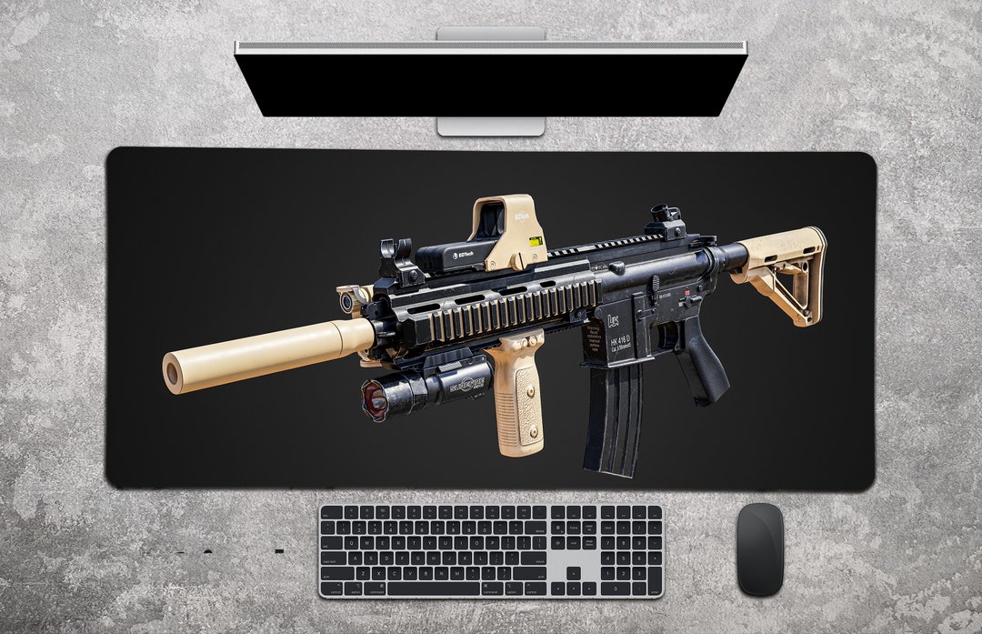 Gaming Mouse Pad Gaming Mousepad Gift for Gun Lover Gaming Desk Pad ...