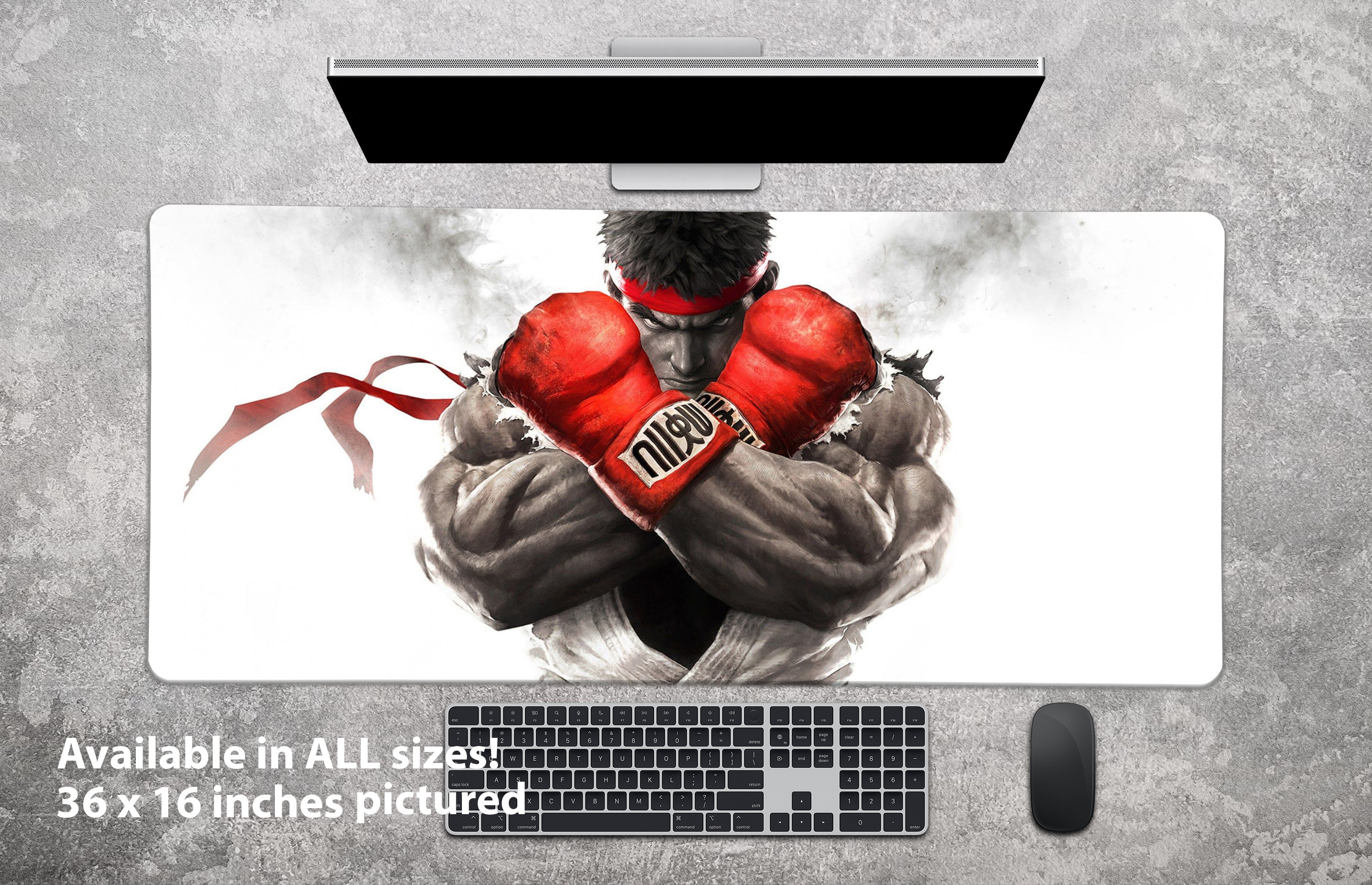 Gaming Mouse Pad Street Fighter Mousepad Anime Gaming Large Mousepad ...
