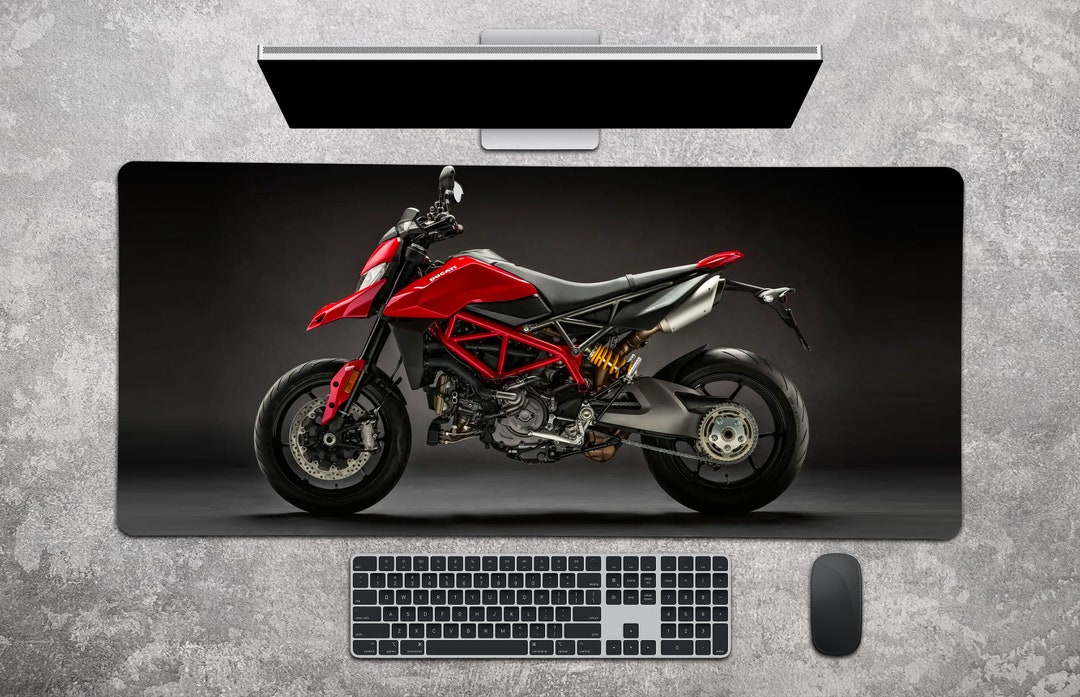 Gaming Mouse Pad Gaming Mousepad Motorcycle Decor Biker Gift Ducati ...