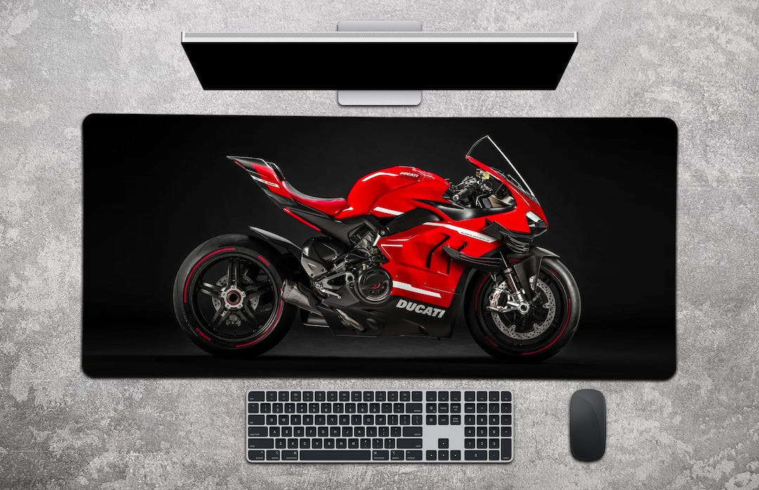 Gaming Mouse Pad Motorcycle Decor Biker Gift for Mancave Gaming ...
