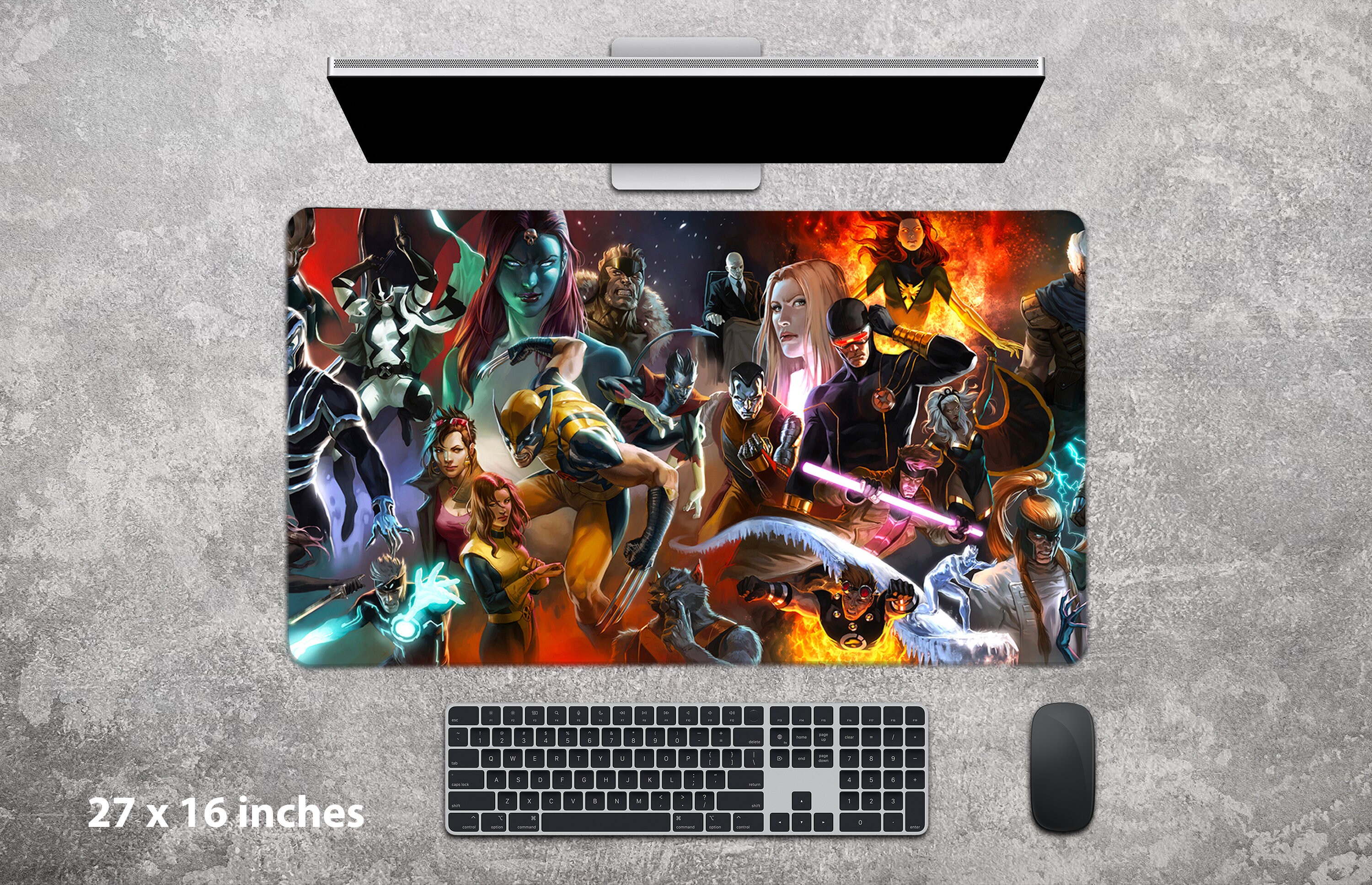 Gaming Mouse Pad Marvel Gift Marvel Decor Gaming Large Mousepad Gaming ...