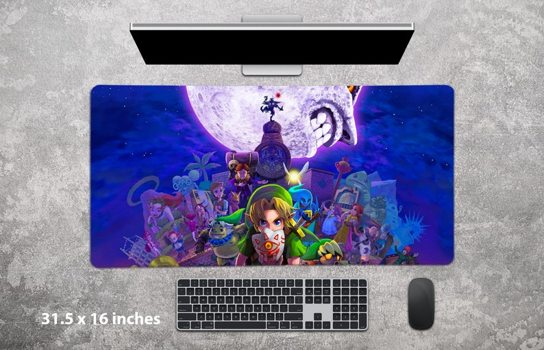 Gaming Mouse Pad Legend of Zelda Decor Gaming Large Mousepad Gaming ...