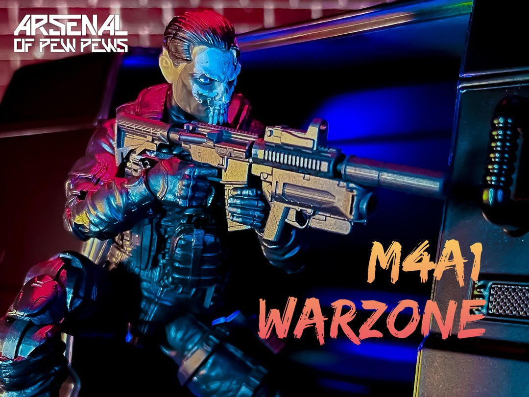 M4A1 Warzone Rifle: 6" Action Figure Accessory (1/12 Scale) - Etsy UK