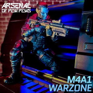 M4A1 Warzone Rifle: 6" Action Figure Accessory (1/12 Scale) - Etsy