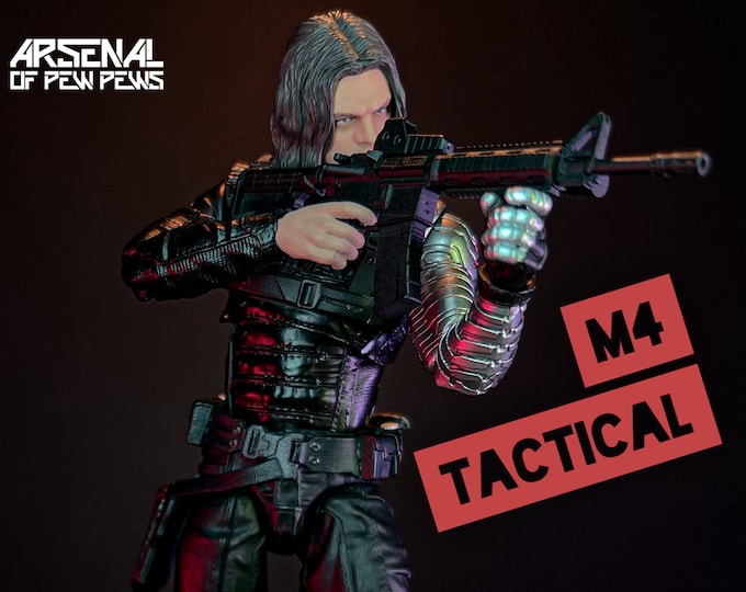 M4 Tactical - Scales 6” 1/12 3D Resin Printed Toy - Etsy