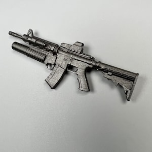 M4 W/m203 Scales 6 1/12 3D Resin Printed Toy - Etsy