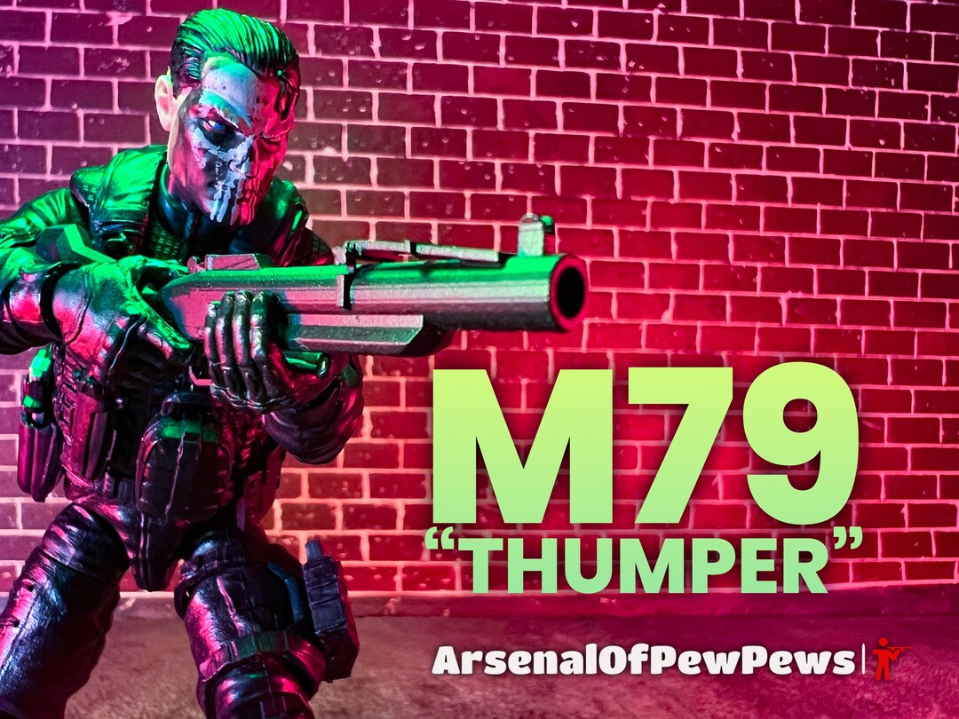 M79 Grenade Launcher "thumper" - Scales 6” 1/12 3D Resin Printed Action ...