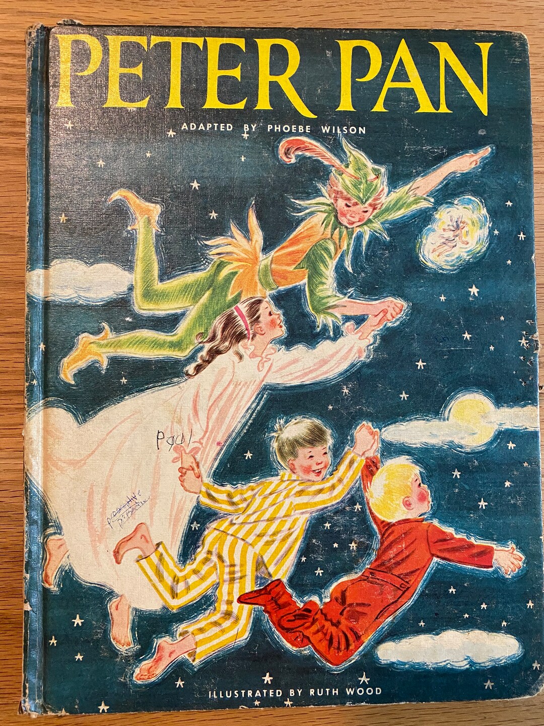 1963, Peter Pan, Adapted by Phoebe Wilson, Illustrated by Ruth Wood, 1963 Edition - Etsy