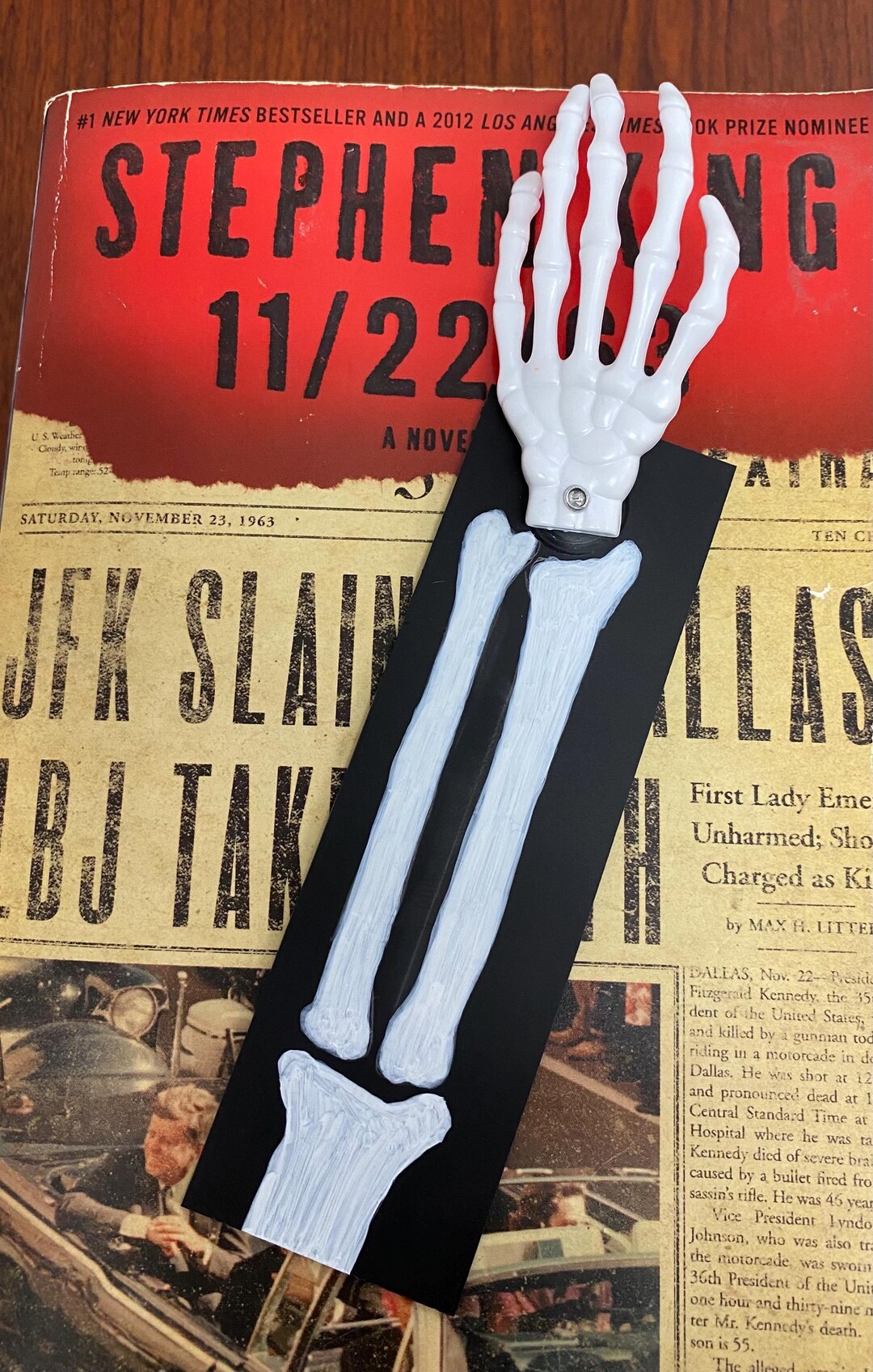 Doctor Gift- Nurse Gift- Skeleton Hand Bookmark- Unique for Medical ...