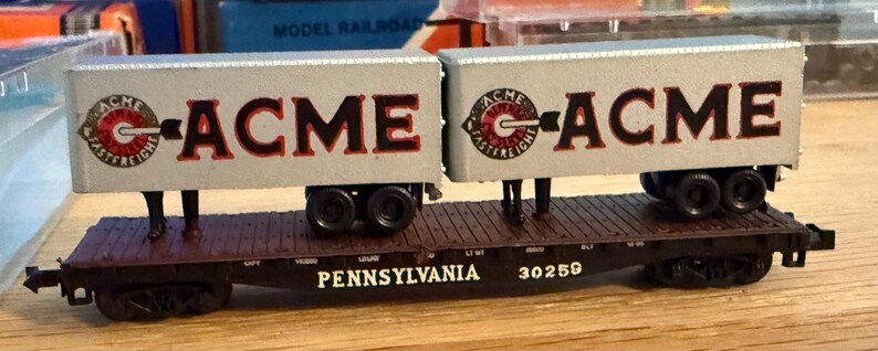Model Train- Atlas 2351, ACME Pennsylvania, Piggy Back Car - Etsy