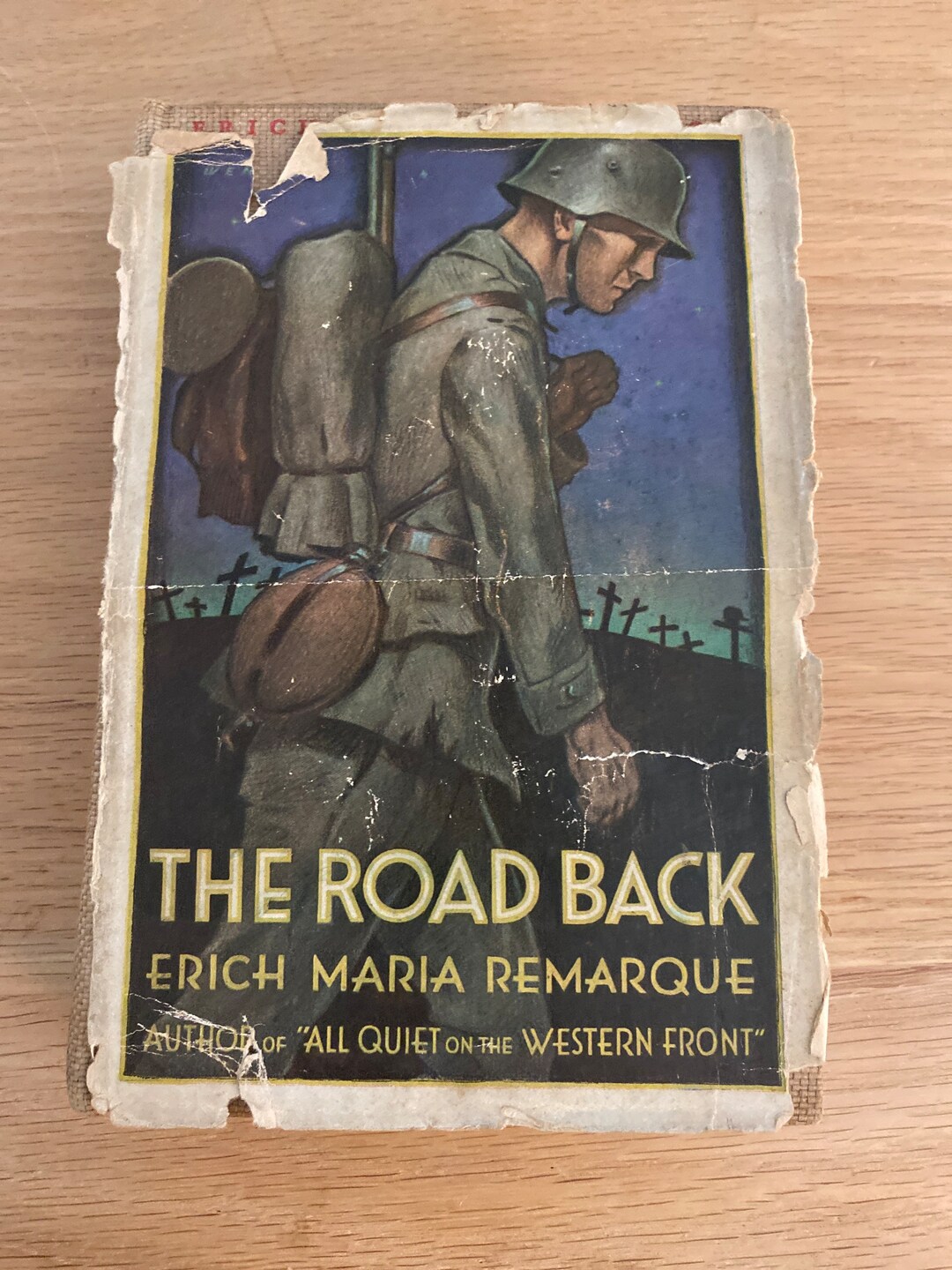 Rare Vintage Book- 1931, Erich Maria Remarque, the Road Back. first ...