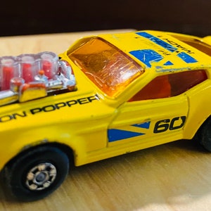 Matchbox- Mustang Piston Popper- Rolamatics- Mach 1, 1973, Made in ...