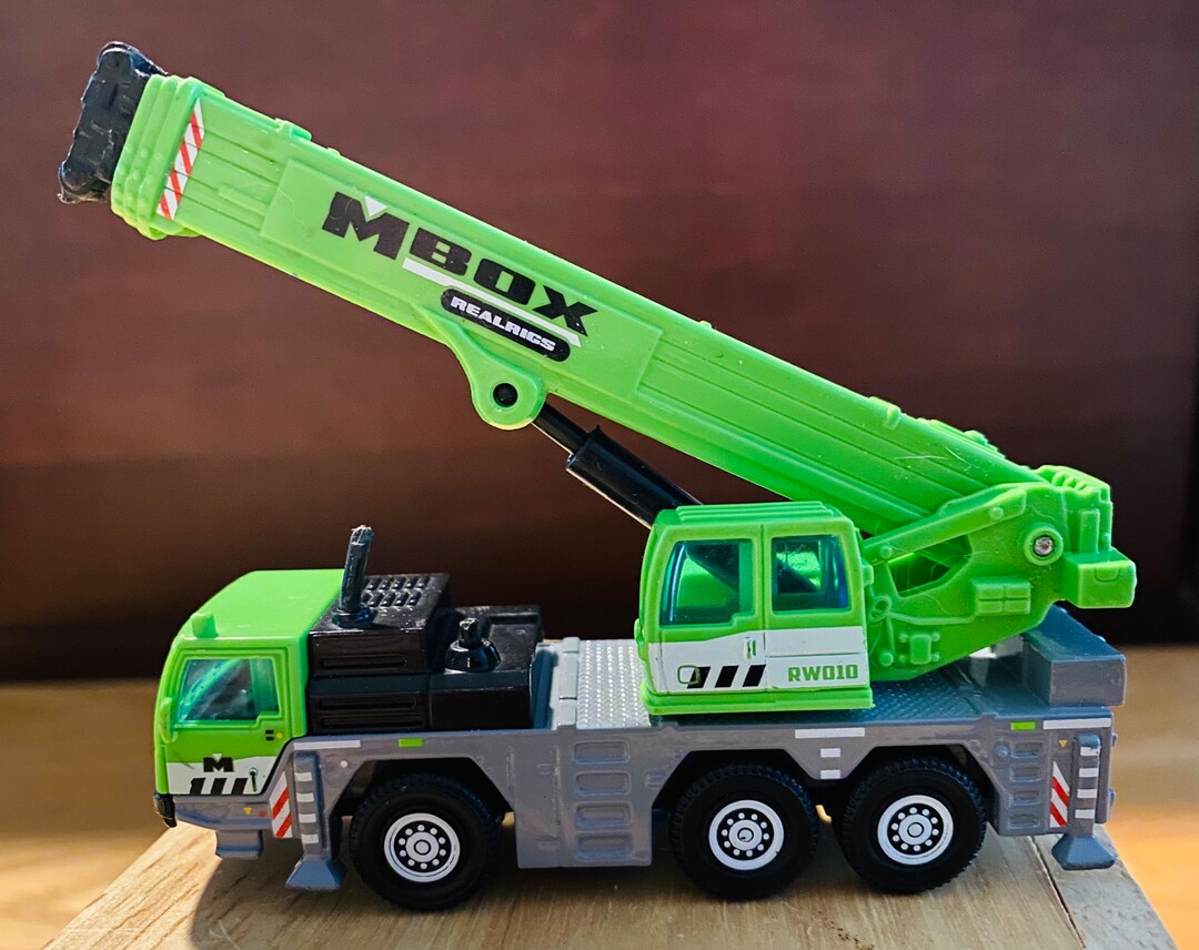 Matchbox-working Rigs- Green Crane- RW010 : MBX Crane Truck- Diecast - Etsy
