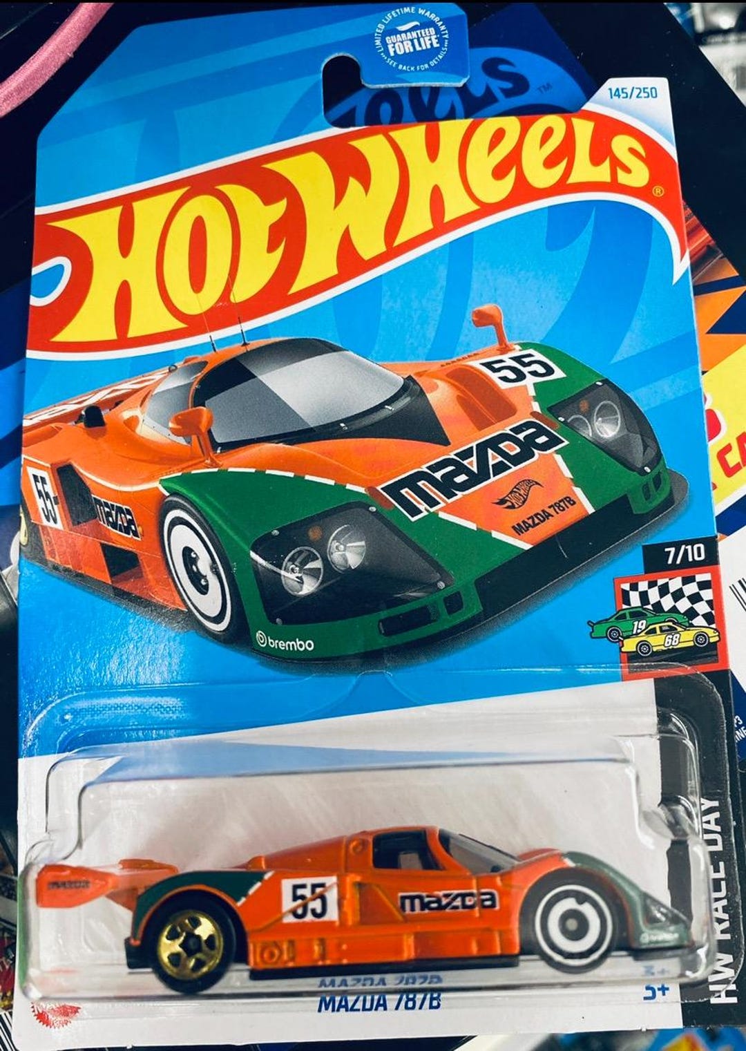 Hot Wheels Matchbox Mazda 787B Hot Wheels Car Race Day Orange 7/10 1:64 ...