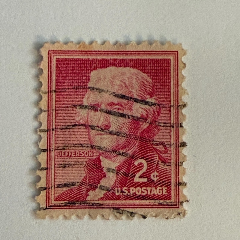 Rare Stamp Jefferson - Etsy