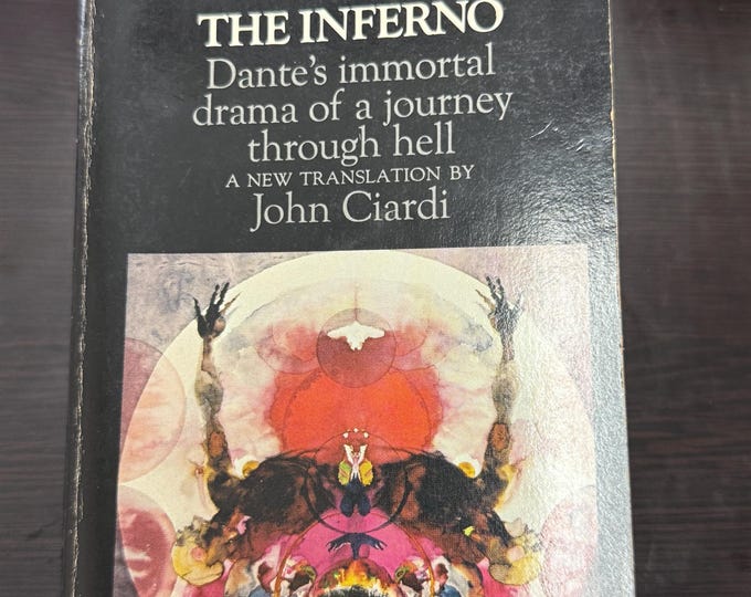 1982- the Inferno Vintage Dante's Inferno, Vintage Inkblot Art Cover ...