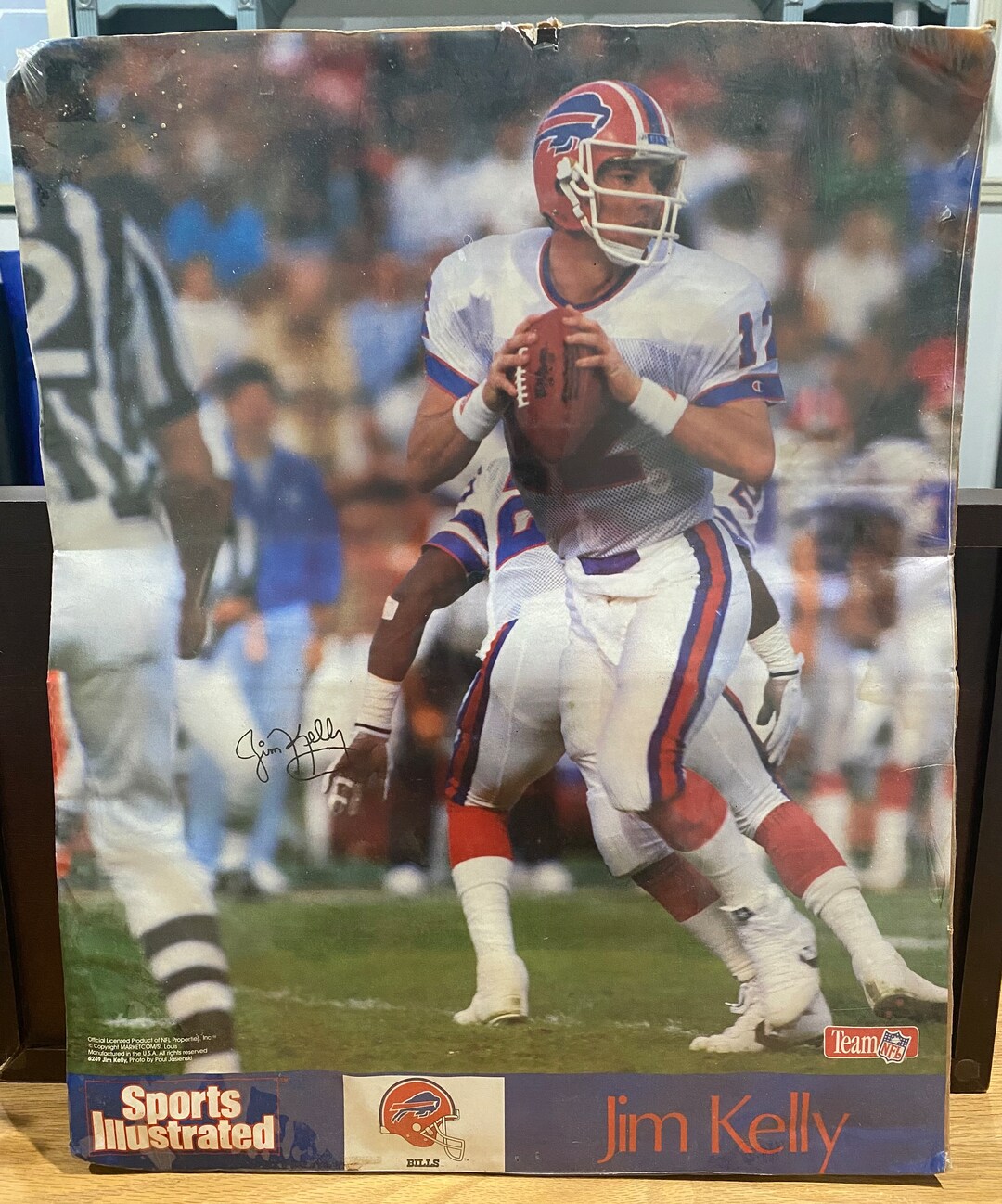 Buffalo Bills Jim Kelly Poster Sports Illustrated 20 X 16, Original ...