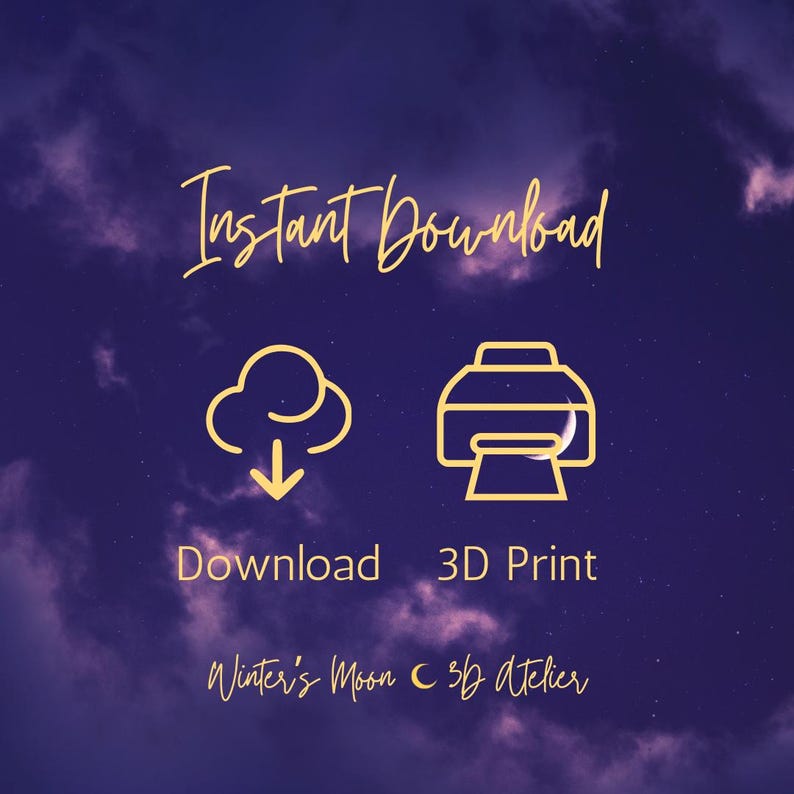 Chobits Chii Ears & Hair Accessory - Digital Download - 3D Printable ...