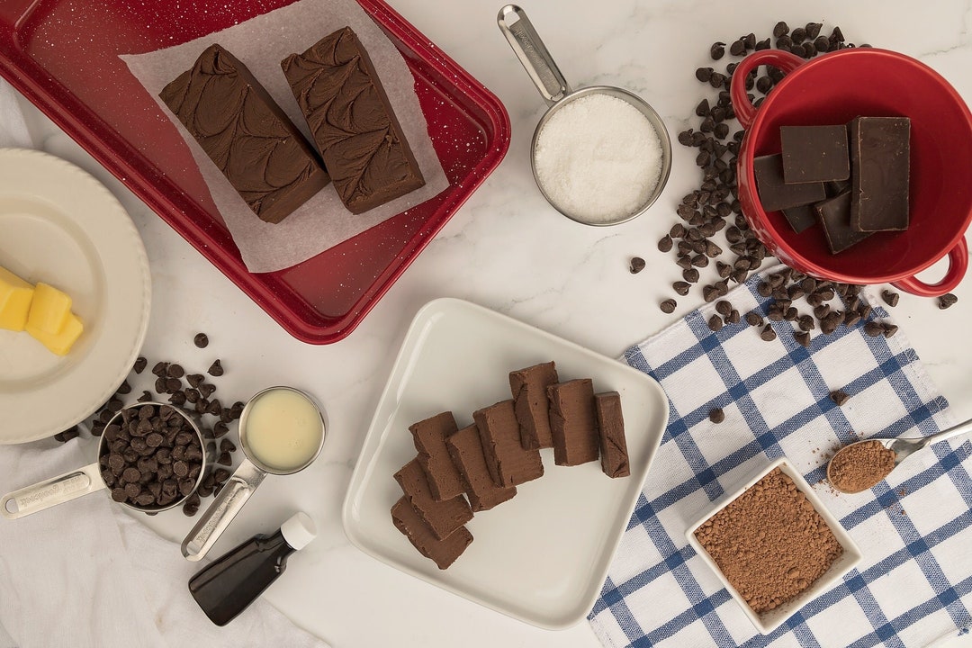 Chocolate Fudge Homemade Premium Ingredients Gluten Free Dessert Candy ...