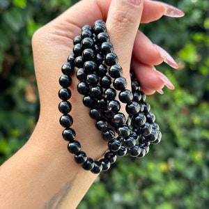 Hypersthene Bracelet Hypersthene Jewelry Bohemian Ring Black Crystal ...