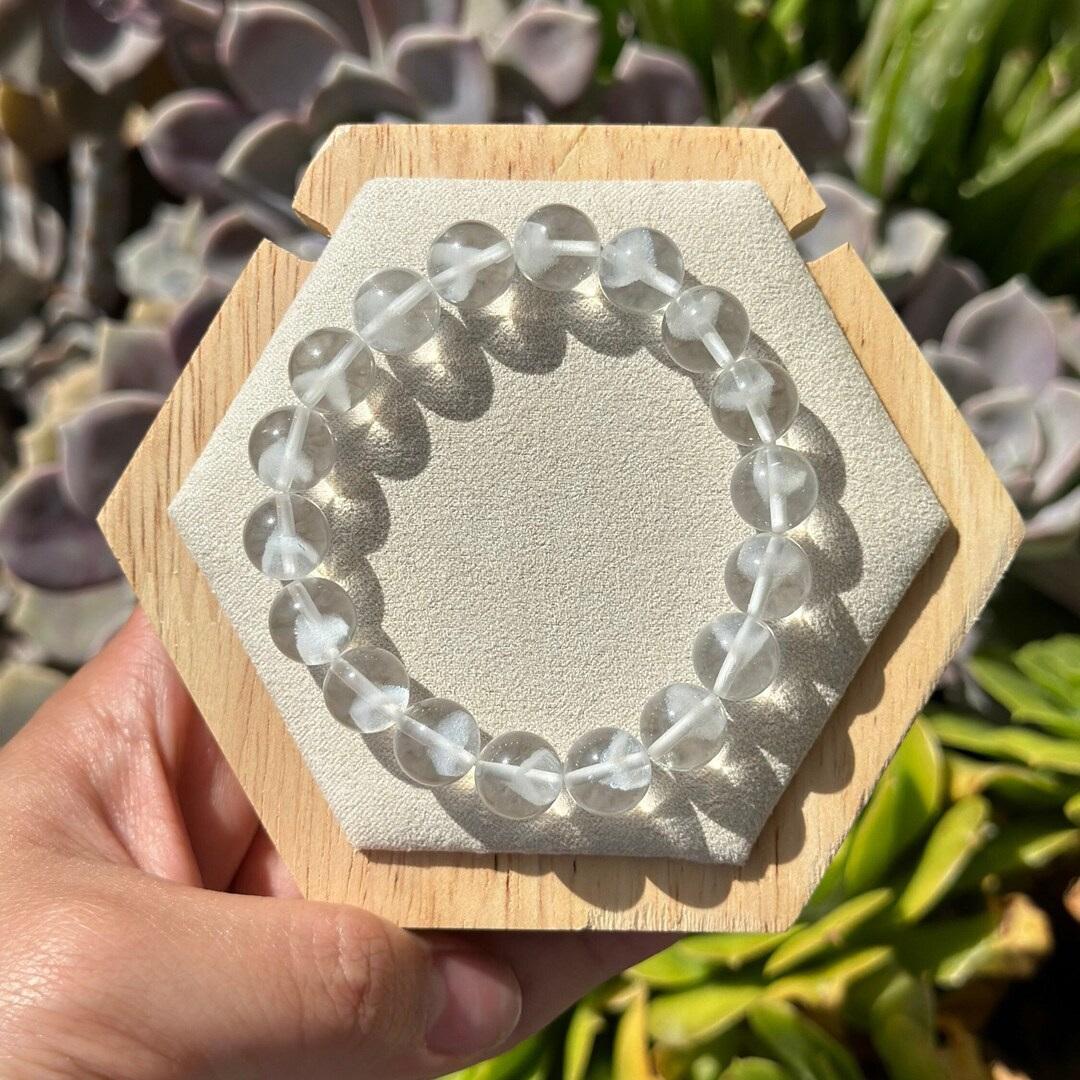 White Phantom Bracelet White Phantom Pyramid Bracelet Phantom Quartz ...