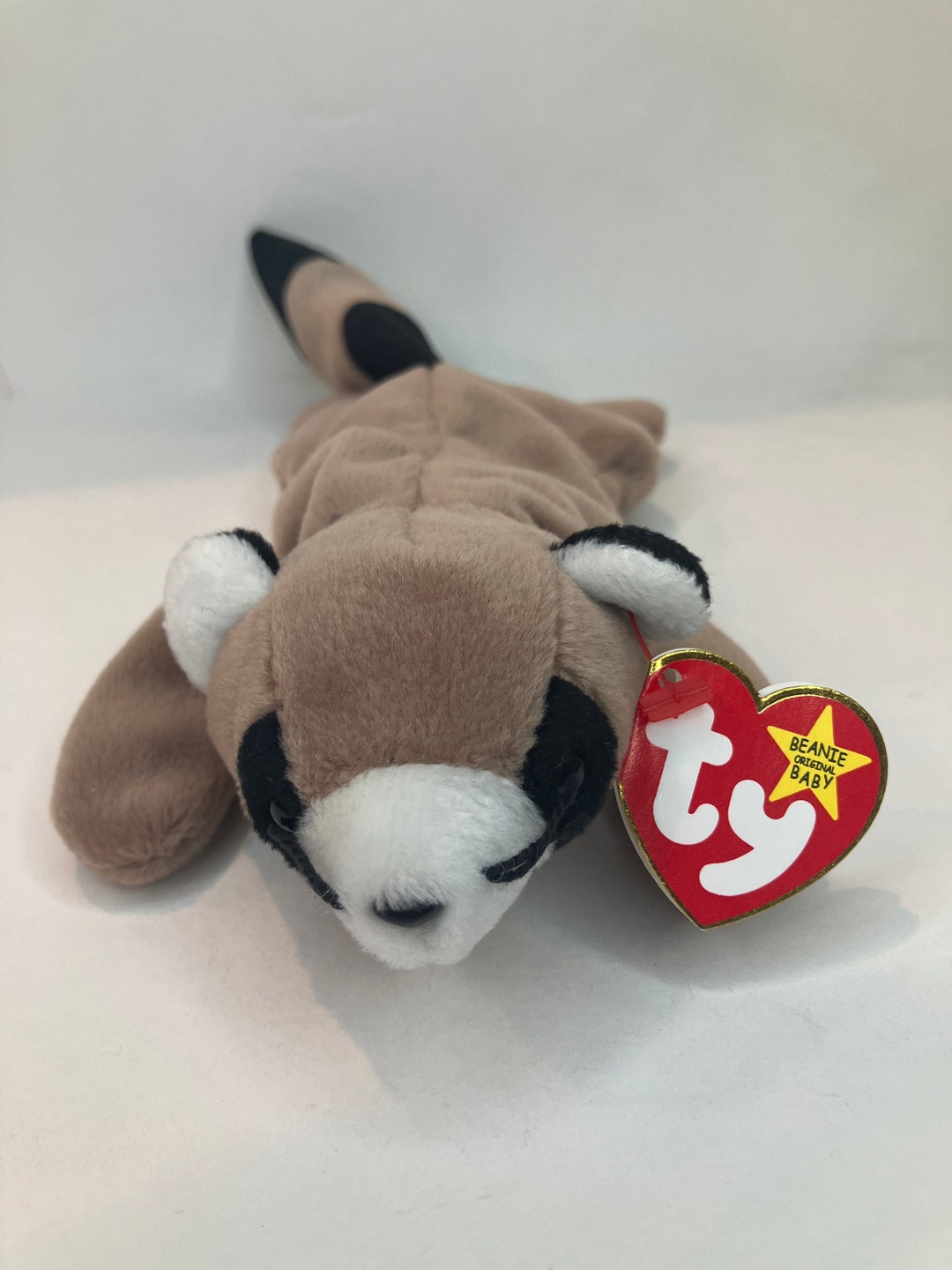 TY Beanie Baby RINGO the RACCOON 1995 - Etsy