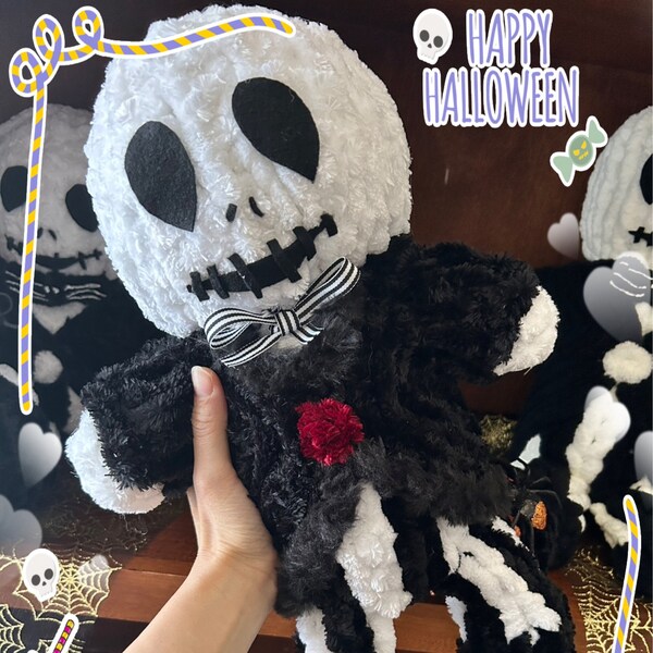Jack Skellington Knit Pattern - Etsy