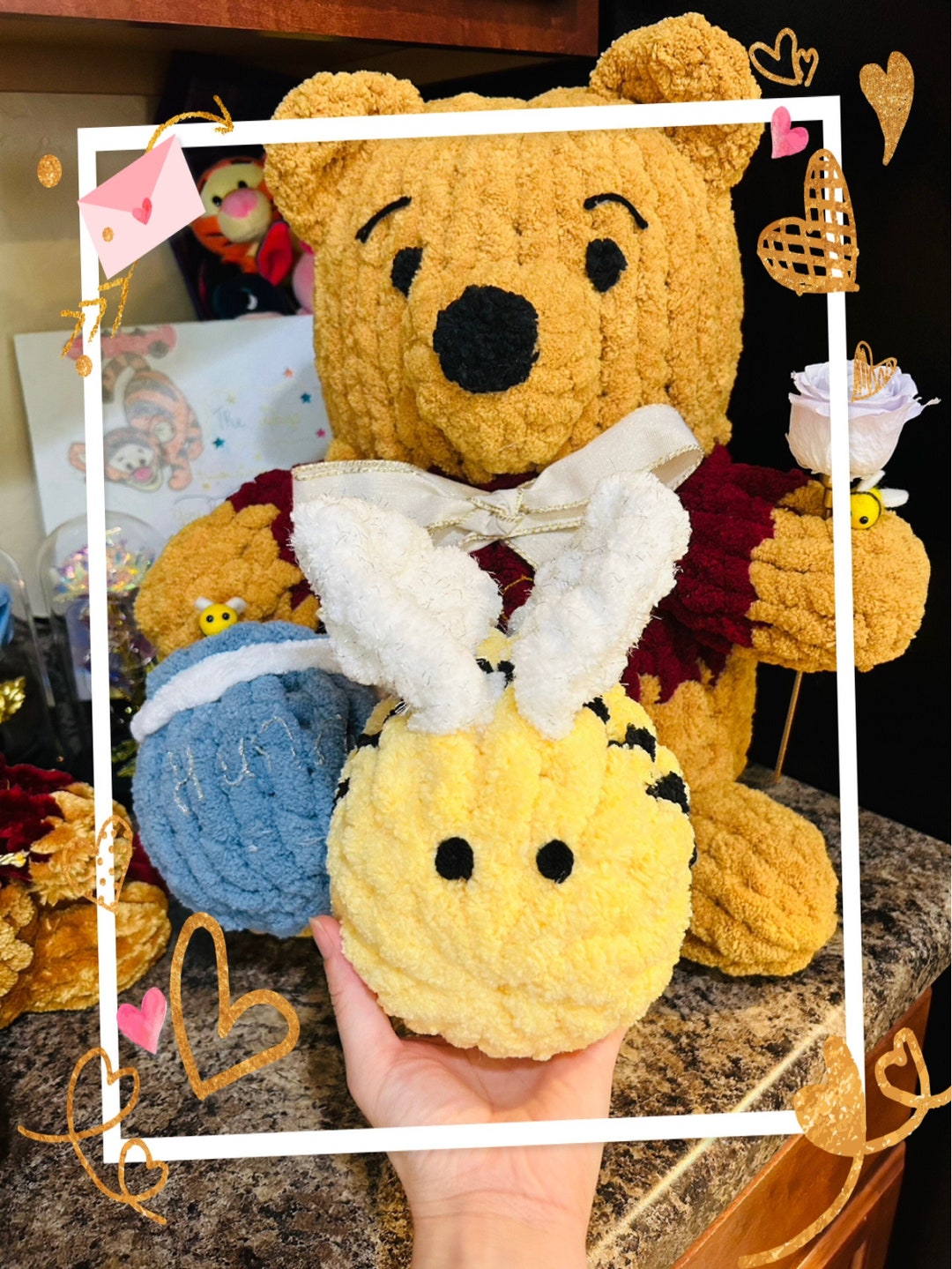 Chunky Hand Knit Bee | Honey Bee Hand Knitting Tutorial | Chunky ...