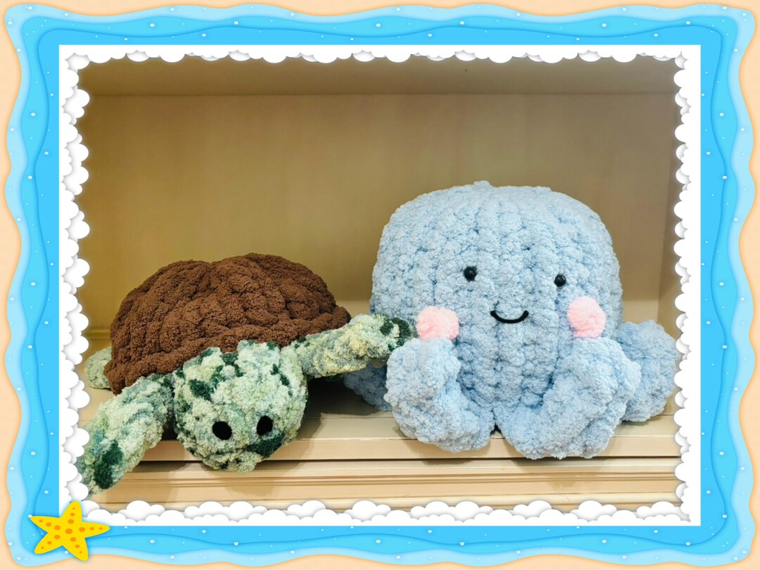 Hand Knit a Sea Turtle | Snuggle the Sea Turtle Chunky Knitting Pattern ...