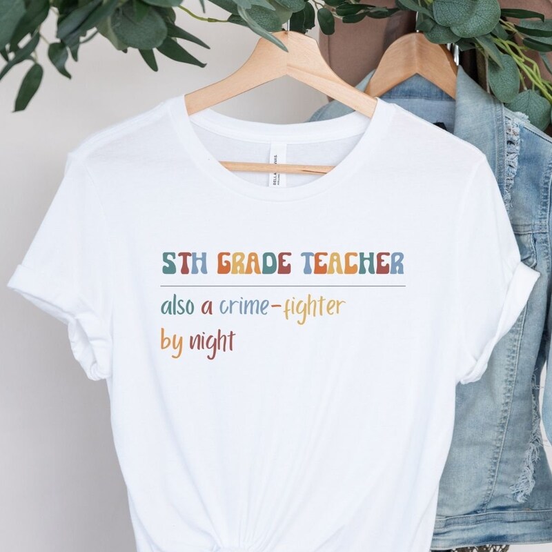5th Grade Teacher Shirt - Etsy
