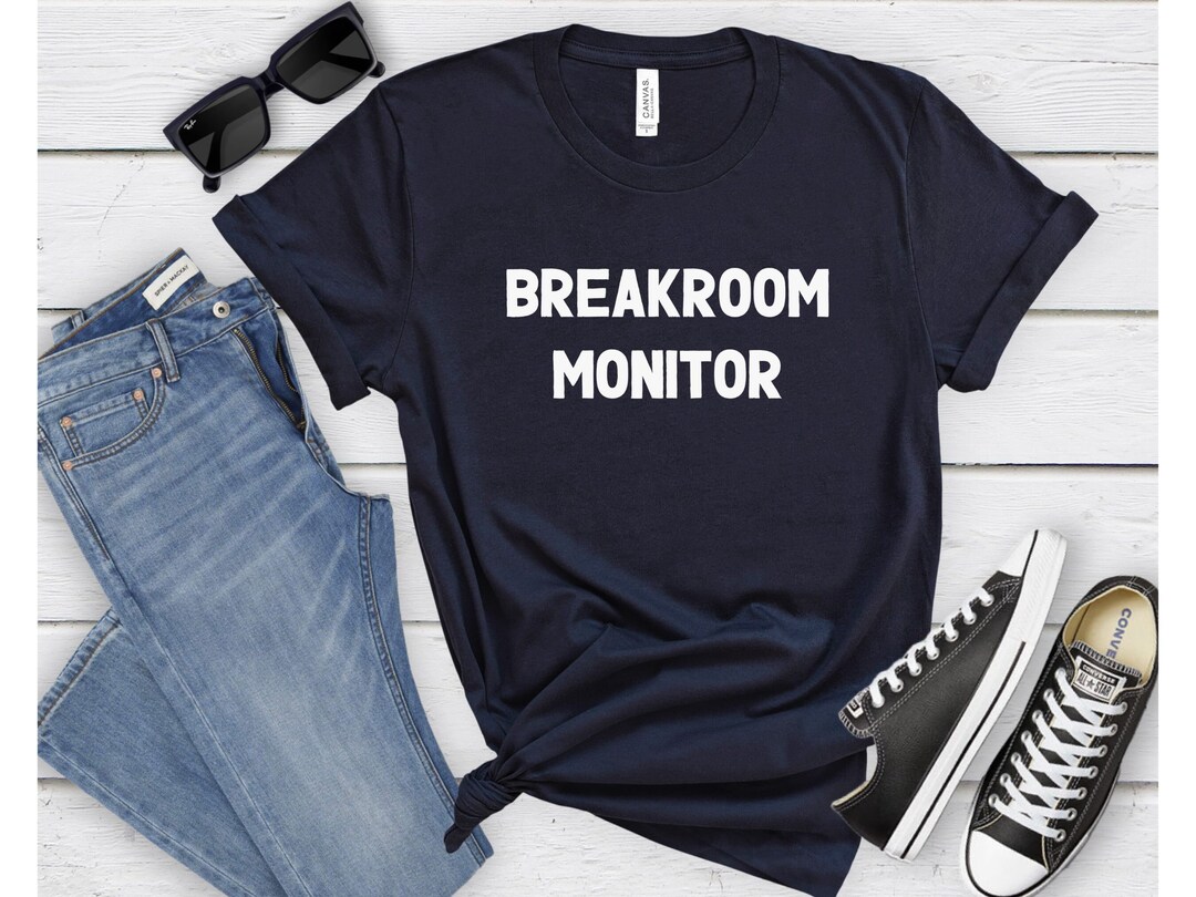 Breakroom Monitor, Out of Office, Office Humor, Funny Gift for Coworker ...