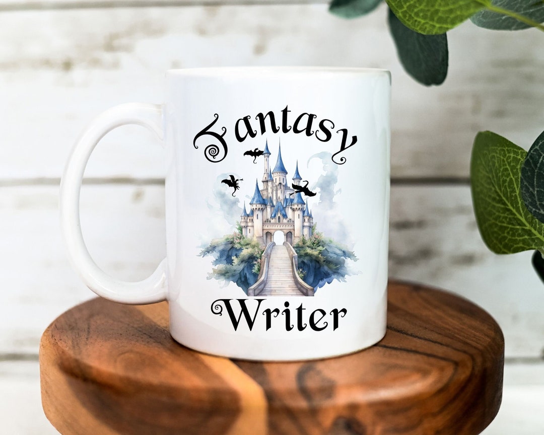 Fantasy Writer Mug, Author's Coffee Cup, Writing Inspiration, Literary ...