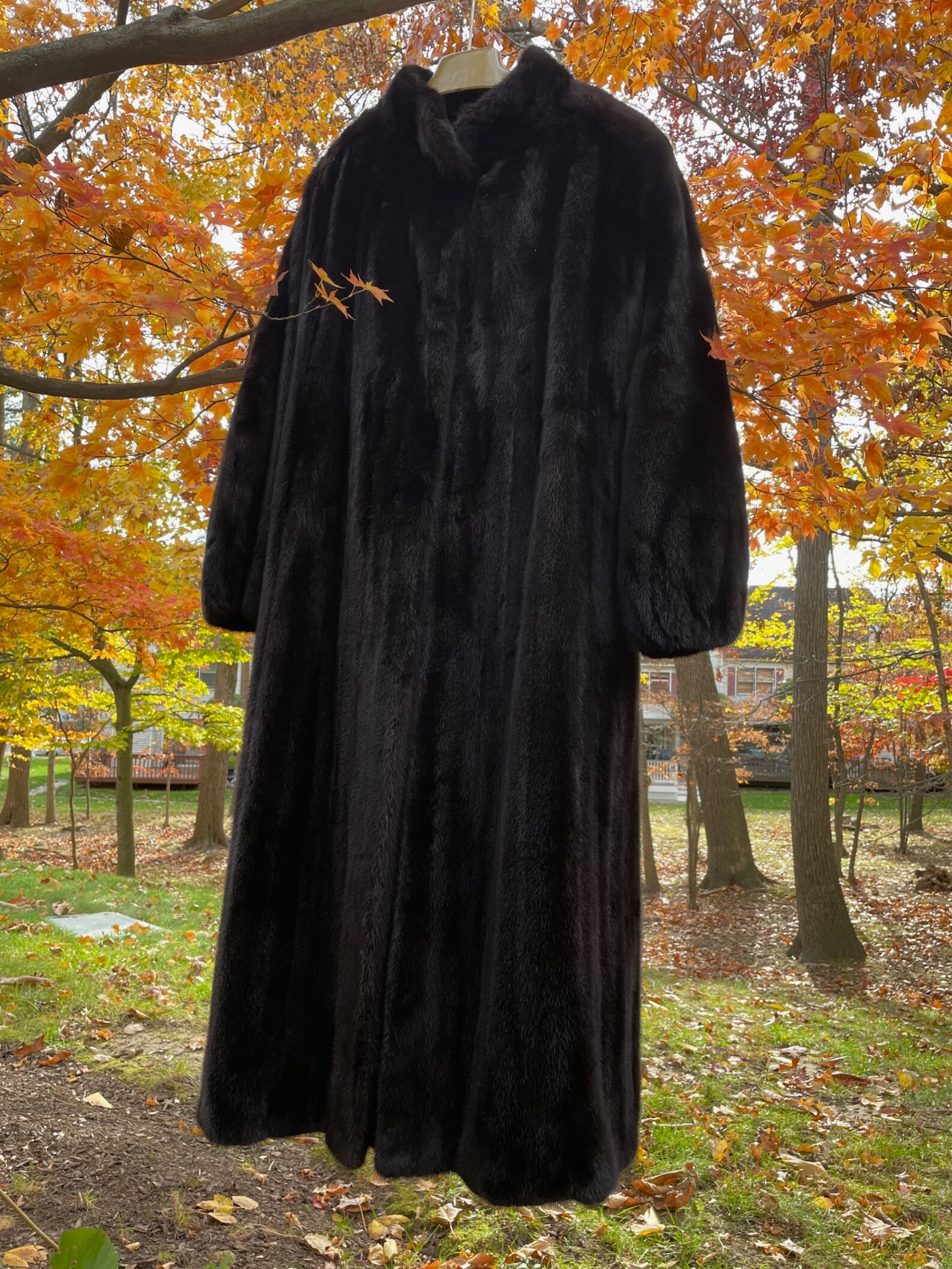 Flawless, Like New, Dark Brown Ranch Mink Women's Full-length Fur Coat ...