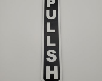 Funny Push Door Sign - Etsy