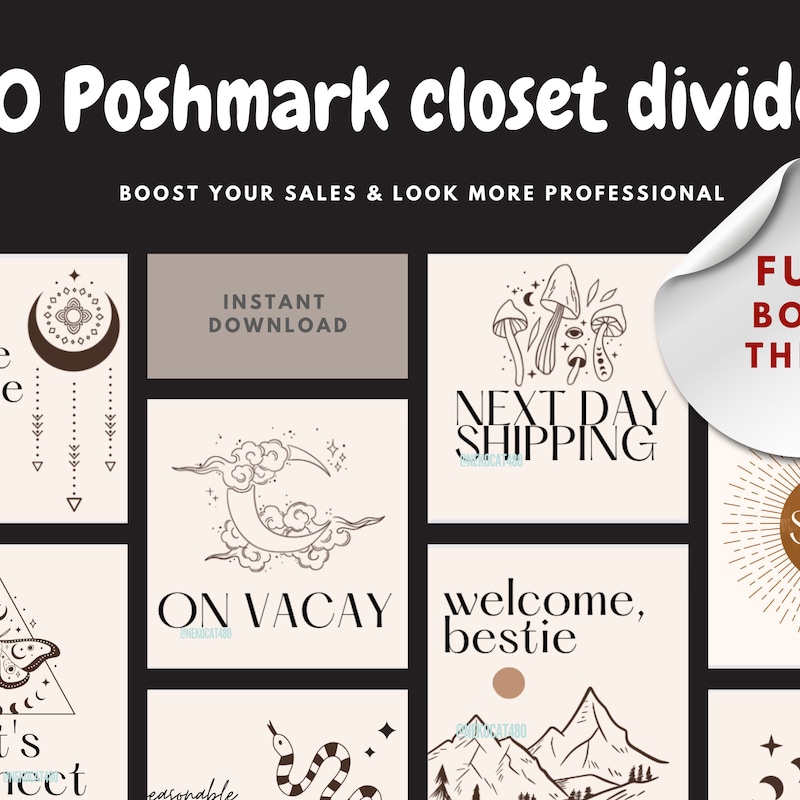 Poshmark Template - Etsy