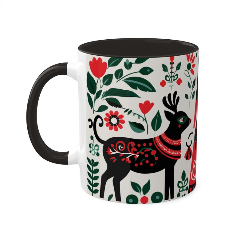 Bulgarian Woman in National Dress Coffee Mug Festive Gift for Christmas ...