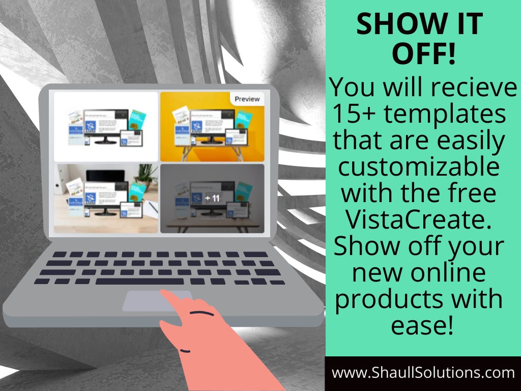 Digital Product Templates | Digital Product Tech Drag&dop | Vistacreate ...