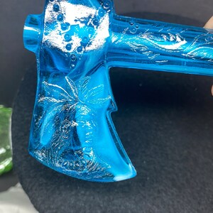 Vintage Boyd Slag Blue Glass Indian Tomahawk - Etsy