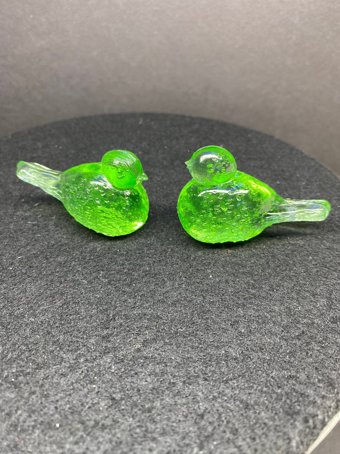 Vintage Small Uranium Chubby Birds - Etsy