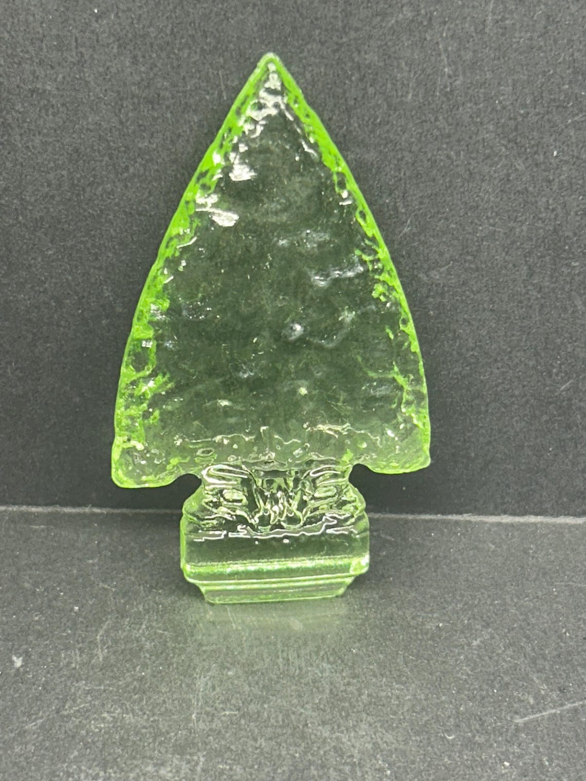 Uranium Glass Arrowhead - Etsy
