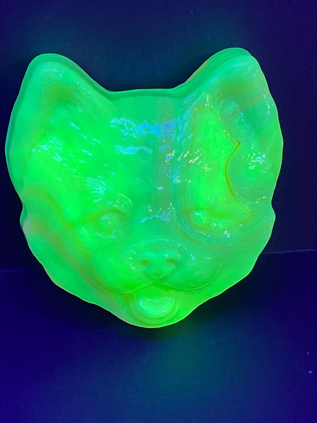 Uranium Cadmium Burmese Slag Glass Cute Dog - Etsy