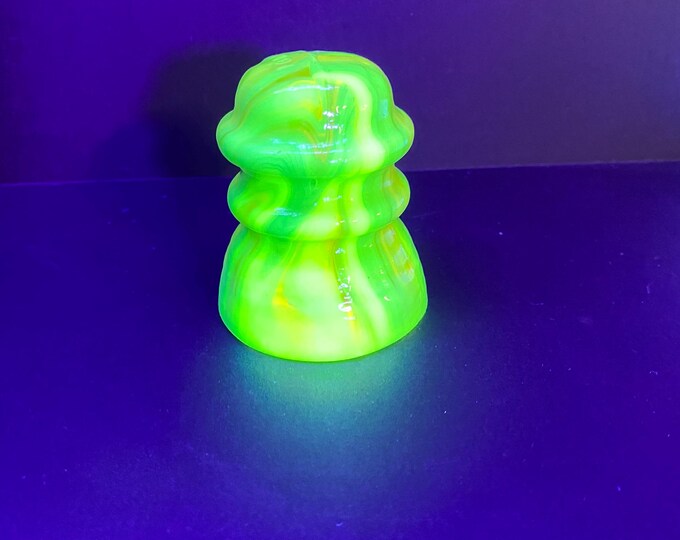 Mini Uranium Burmese Glass Multicolor Swirl Hemingray Insulator - Etsy