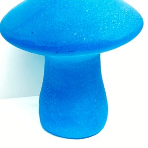 Massive Satin Selenium Glass Mushroom - Etsy