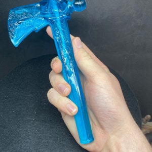 Vintage Boyd Slag Blue Glass Indian Tomahawk - Etsy