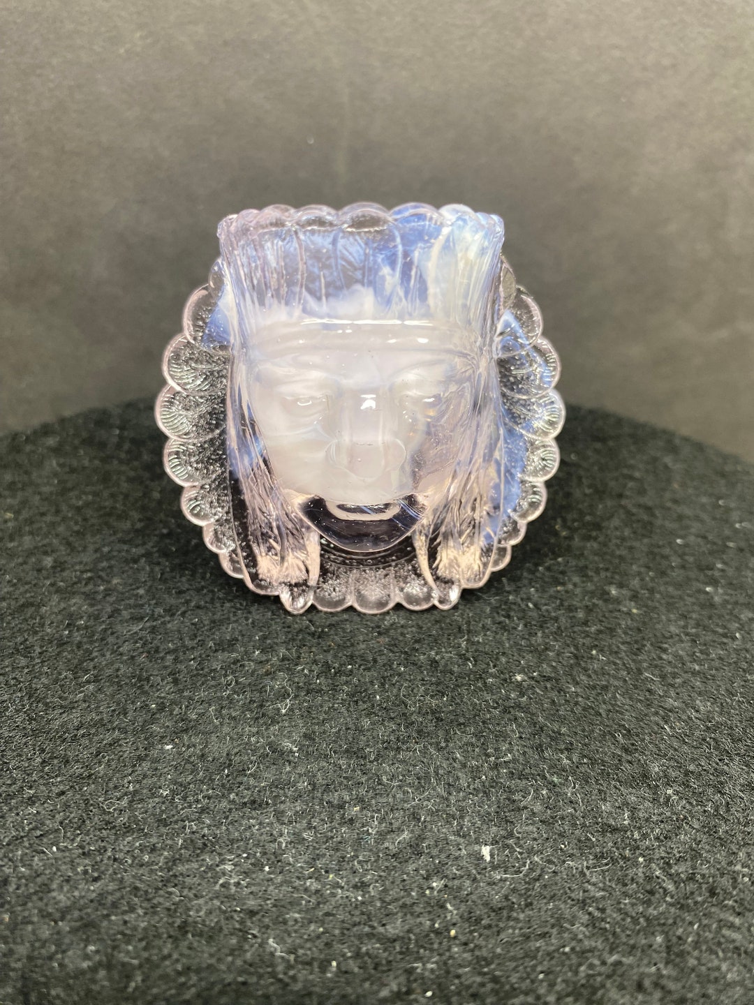 Boyd Glass Indian Glass Toothpick Holder Cotton Candy Swirl - Etsy