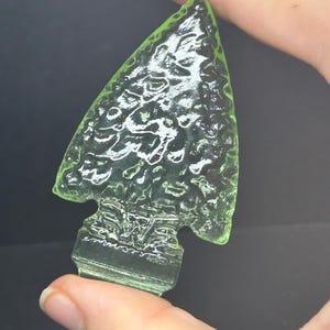 Uranium Glass Arrowhead - Etsy