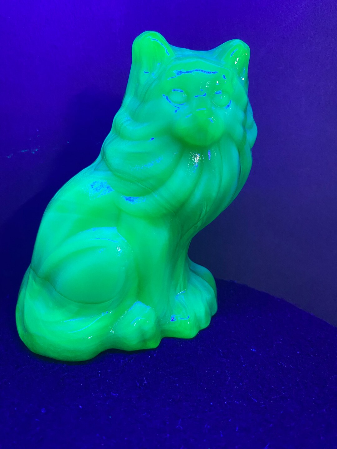 Huge Uranium Jade Jadite Cat - Etsy