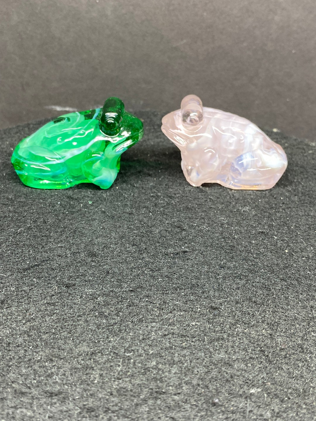 Pair of Vintage Boyd Glass Jeremy Frogs - Etsy