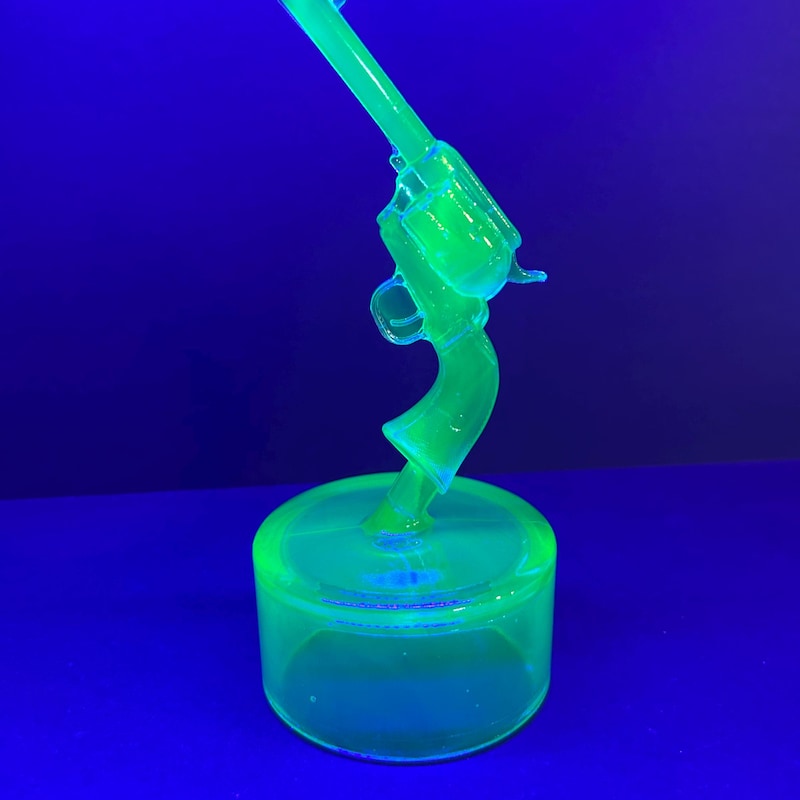 Uranium and Blue Glass - Etsy
