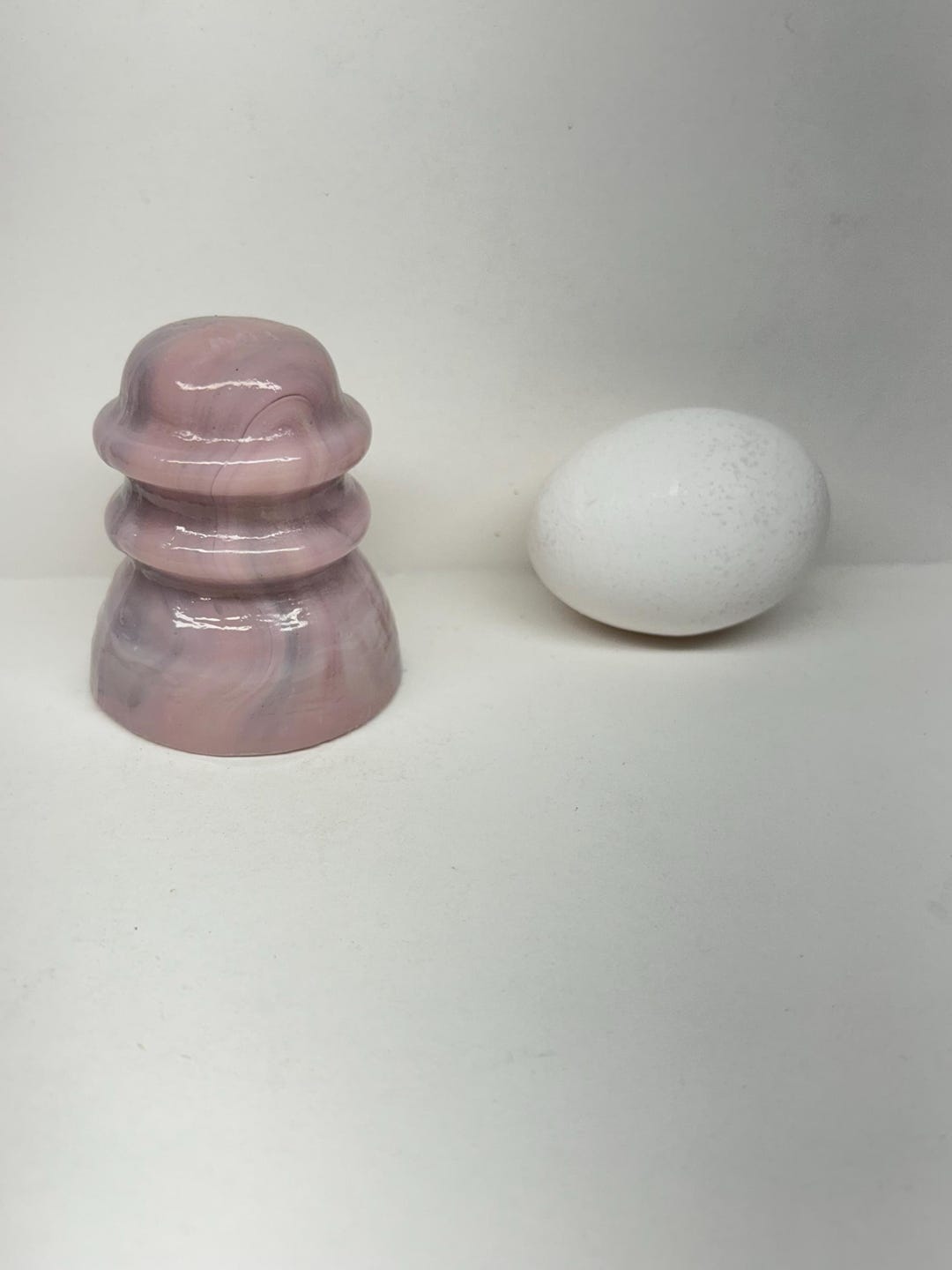 Mini Uranium Pink Swirl Glass Hemingray Insulator - Etsy